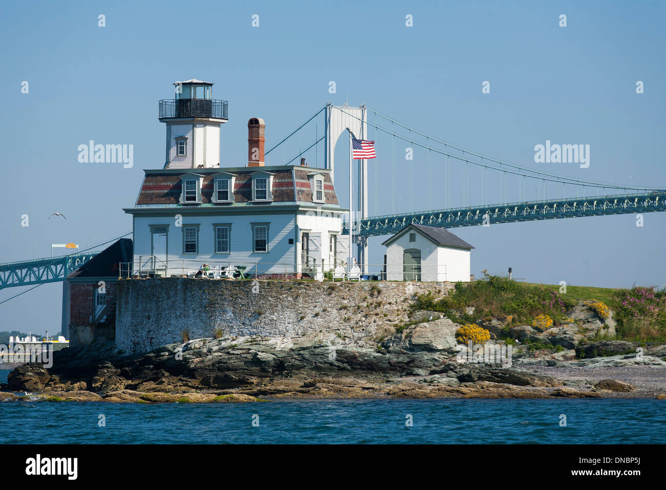Narragansett bay bridge hi-res stock photography and images - Alamy