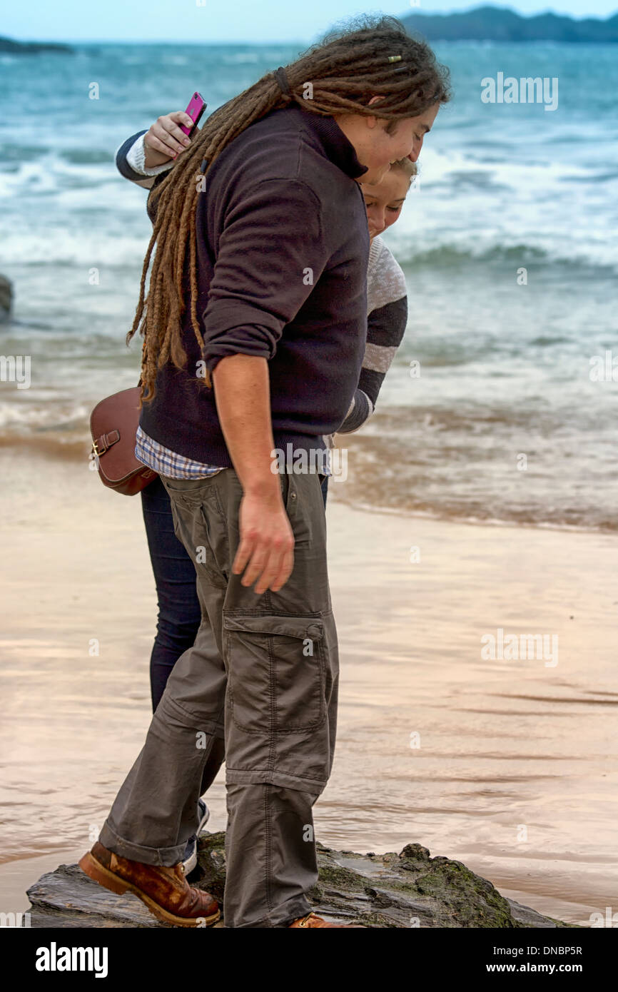 Balancing seashore fun hi-res stock photography and images - Alamy