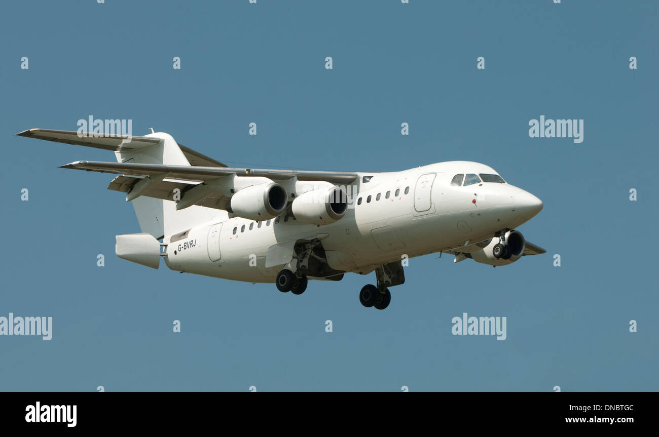 QinetiQ Avro RJ 2 at Deptford Down, Wiltshire Stock Photo - Alamy