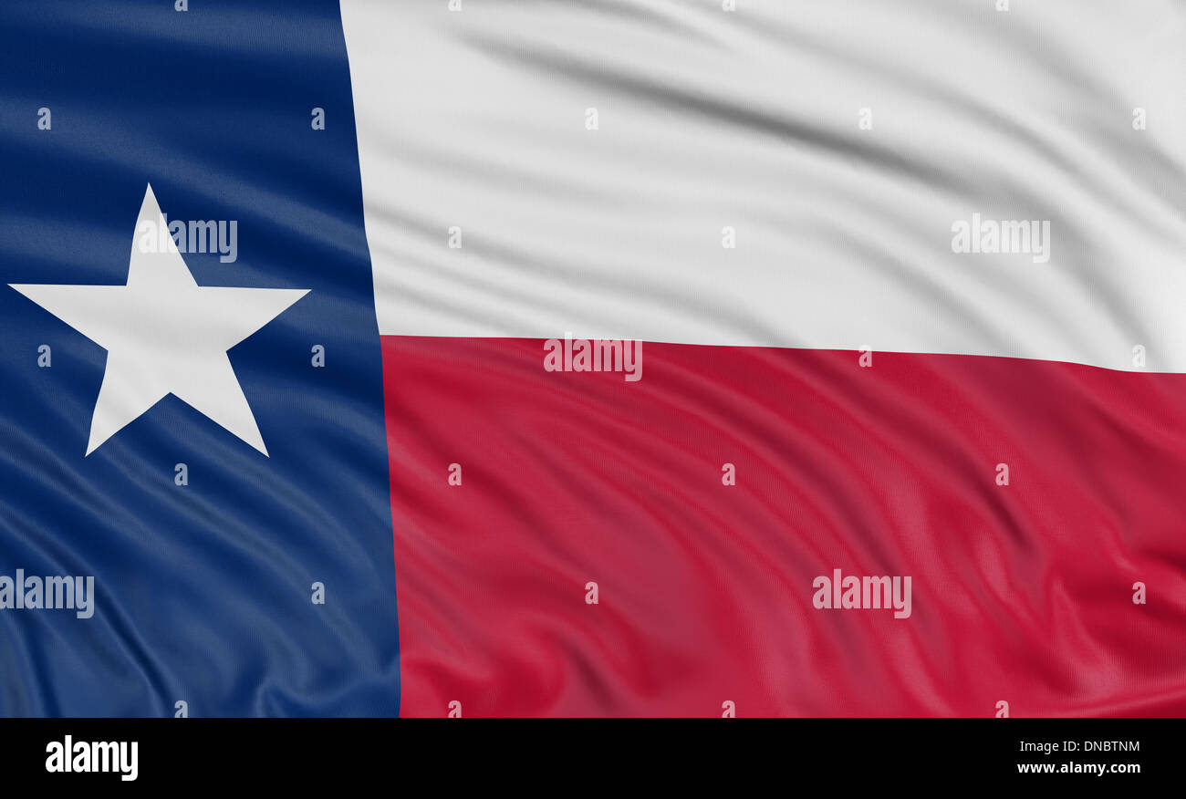 3D Texas Flag Stock Photo - Alamy