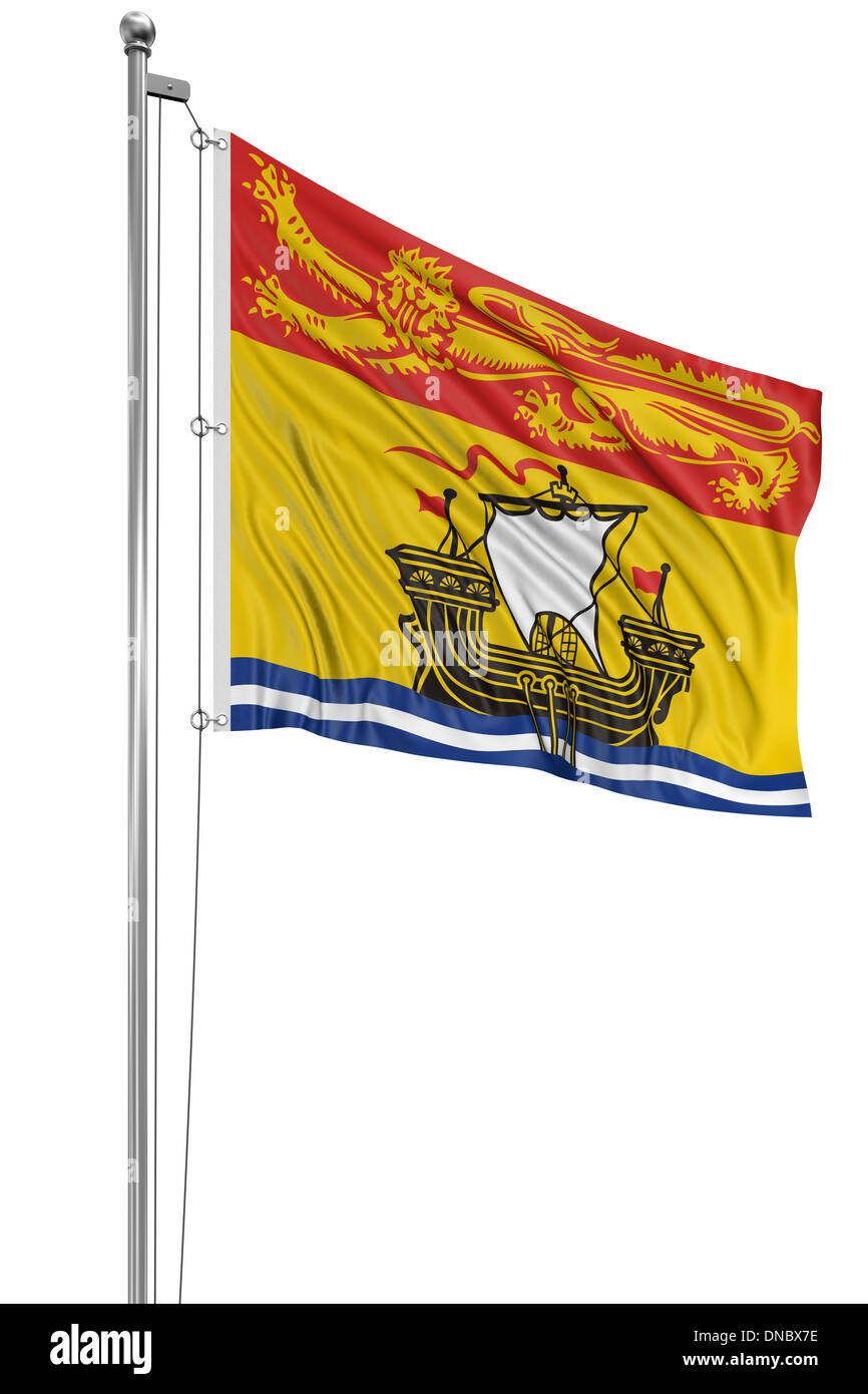 New brunswick flag hi-res stock photography and images - Alamy