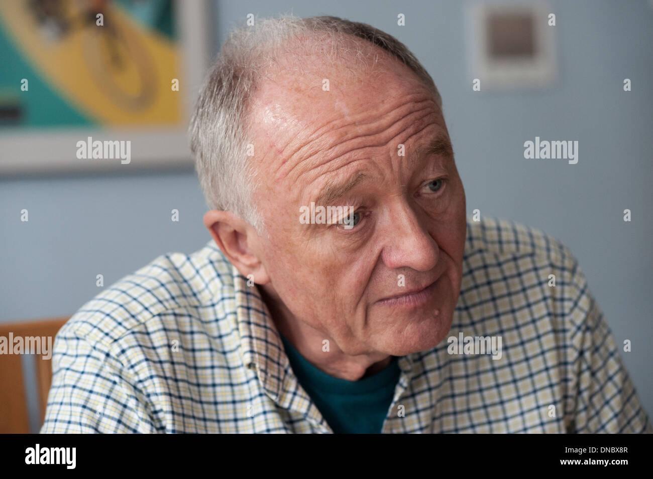 Ken Livingstone at his home in London Stock Photo - Alamy