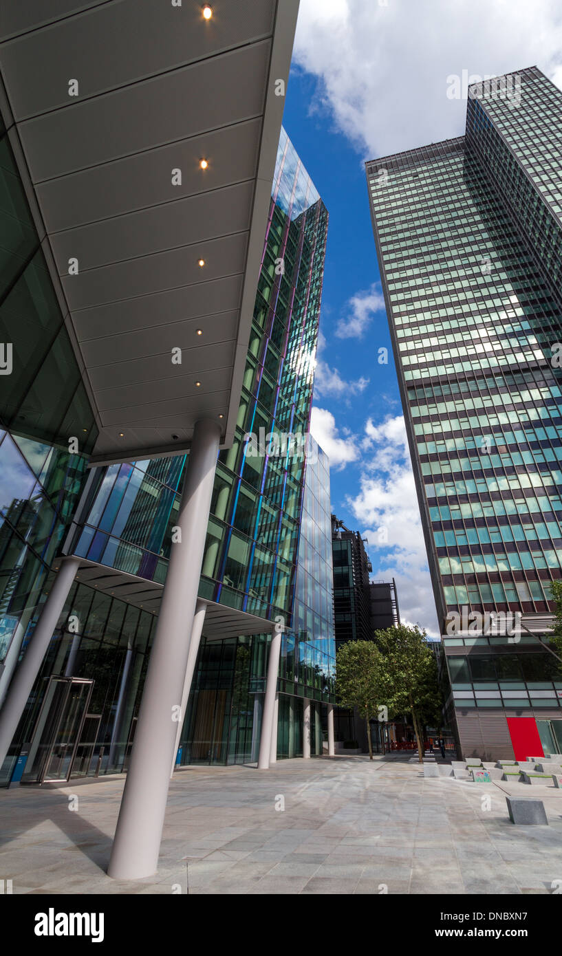 Euston Tower in Central London looking Upwards Stock Photo - Alamy