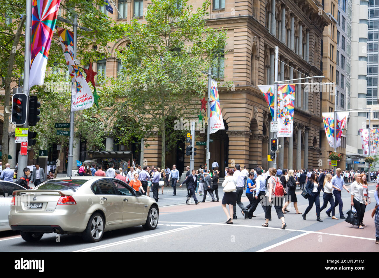 George Street in sydney city centre,australia Stock Photo - Alamy