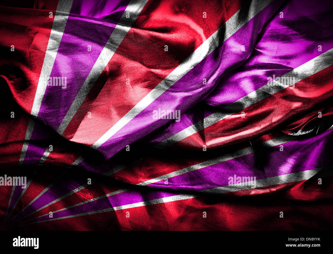 Red and violet stripes on silk background Stock Photo - Alamy