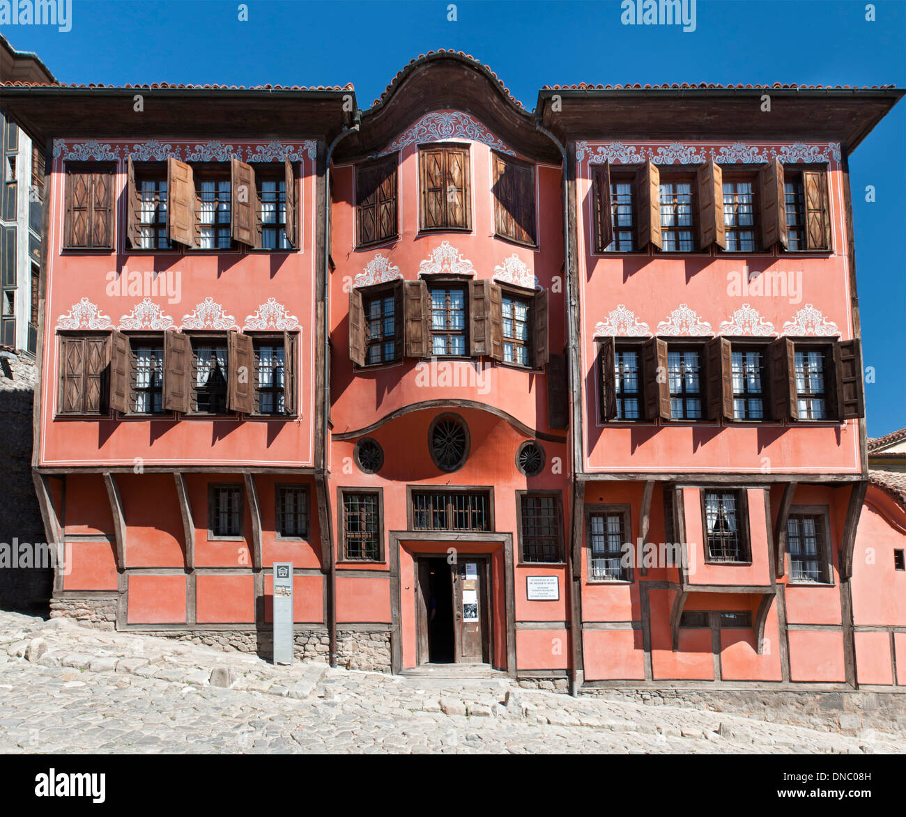 The History Museum in the old town in Plovdiv, the second largest city ...