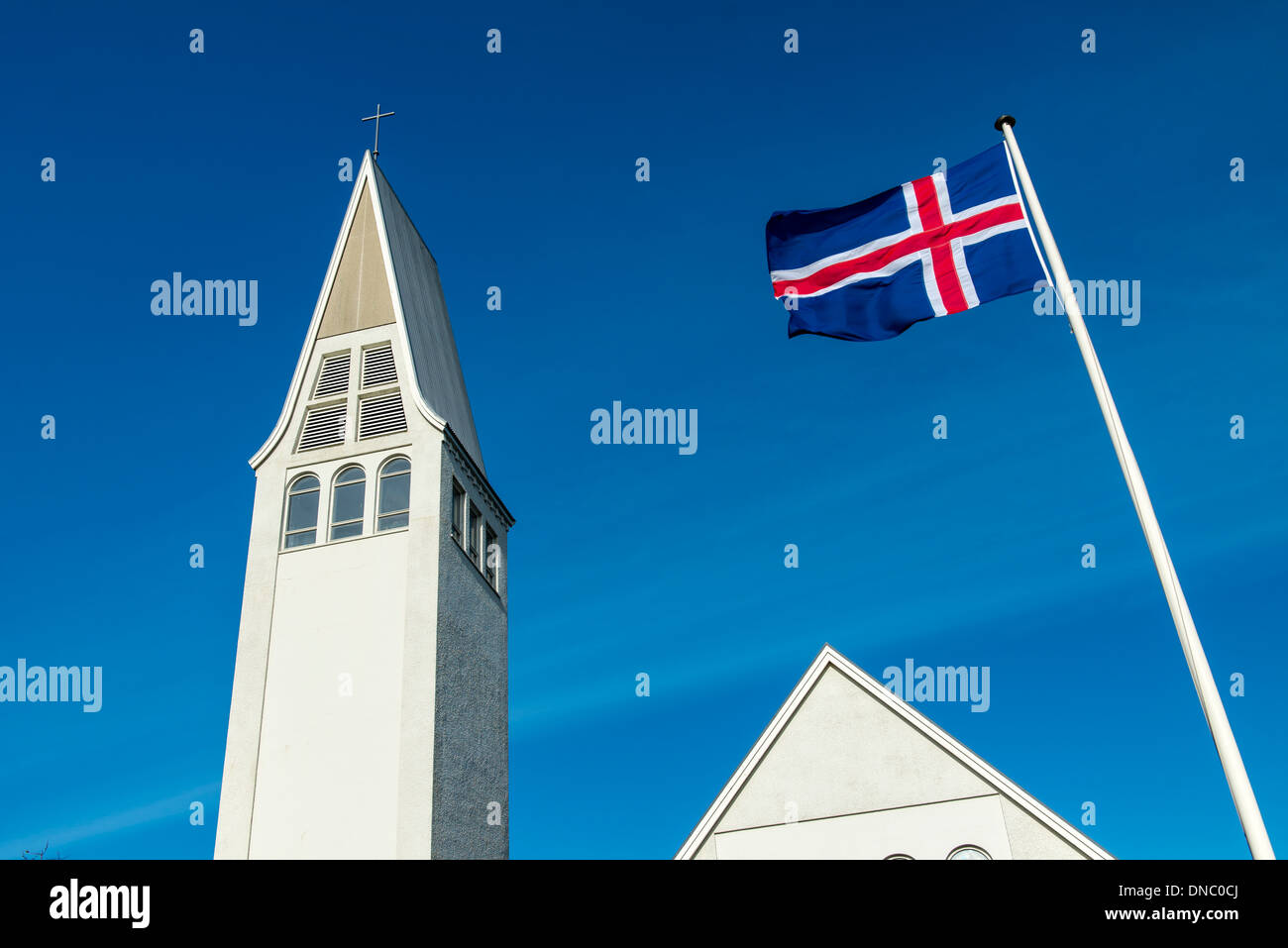 Selfoss church, Iceland Stock Photo - Alamy