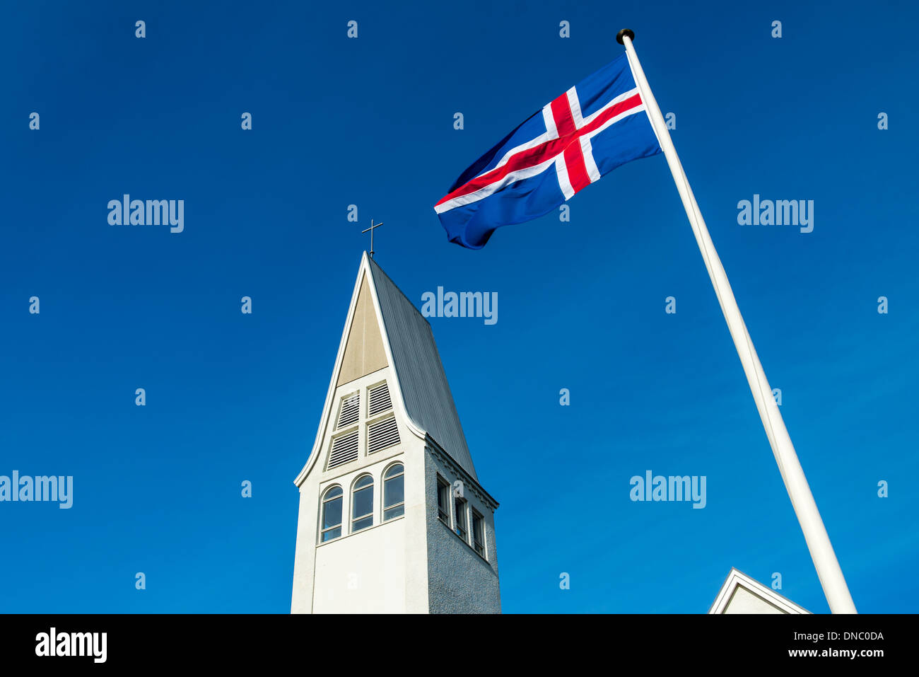 Selfoss church, Iceland Stock Photo - Alamy