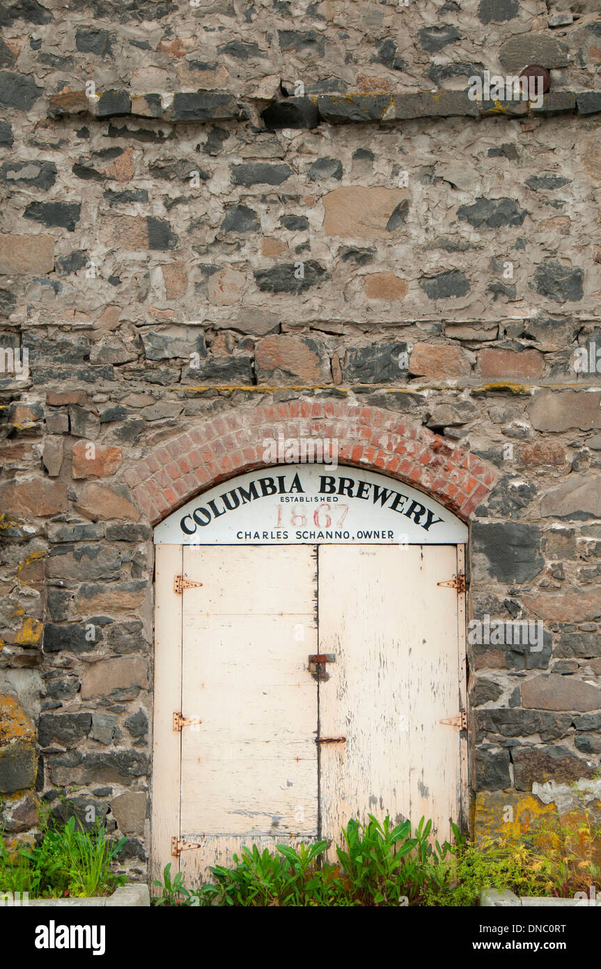 Columbia Brewery door, The Dalles, Columbia River Gorge National Scenic ...