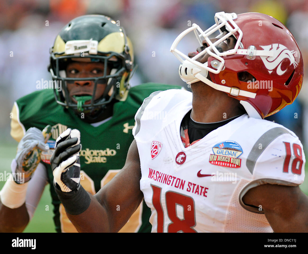Albuquerque, New Mexico. 21st Dec, 2013. Washington State Cougars wide ...