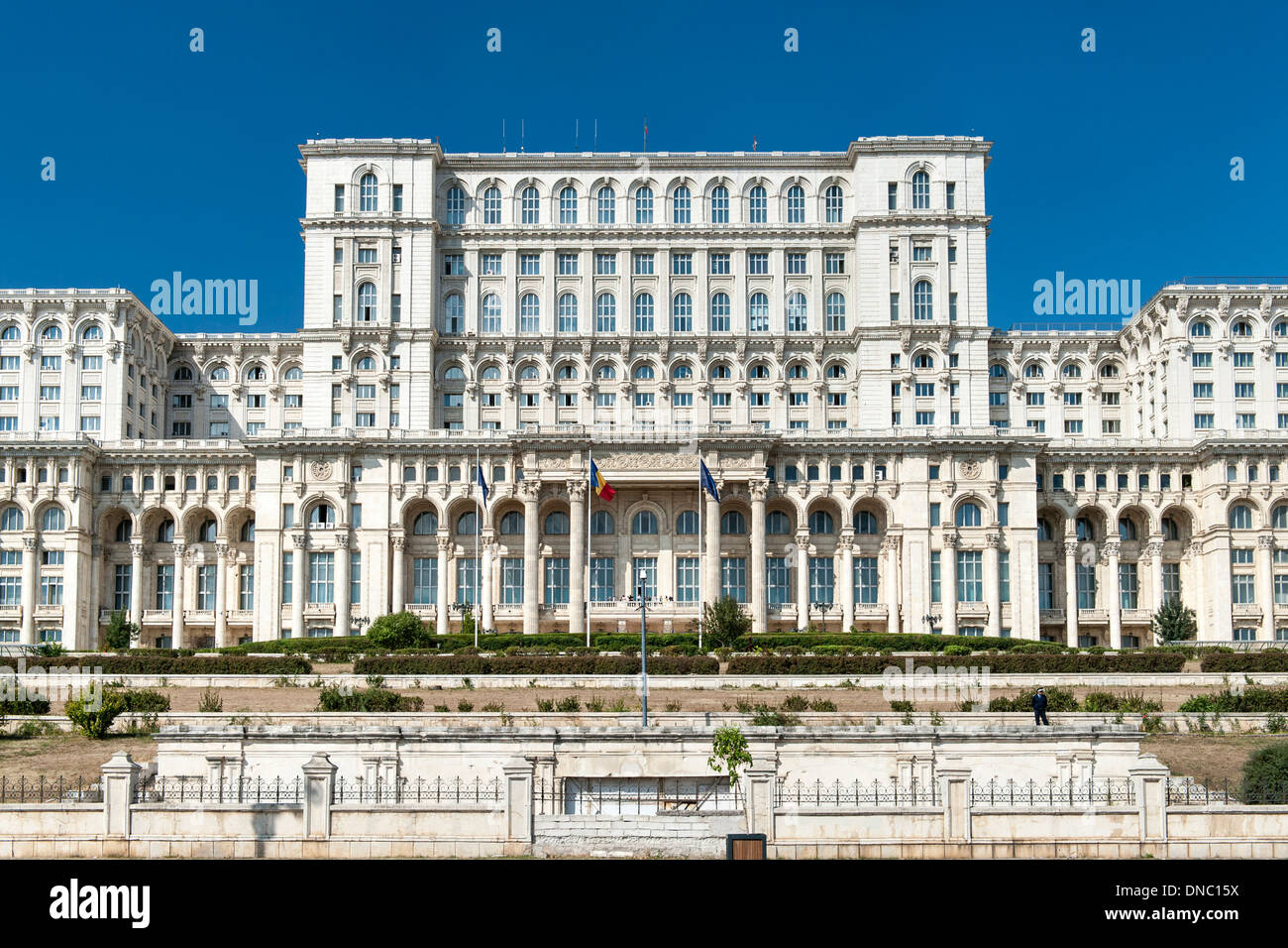 Palace of the Parliament in Bucharest, the capital of Romania Stock ...