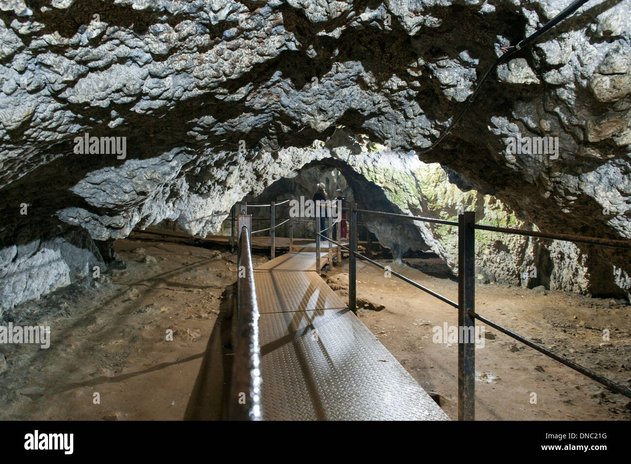 Caves in the Carpathian mountains of Transylvania in central Romania ...