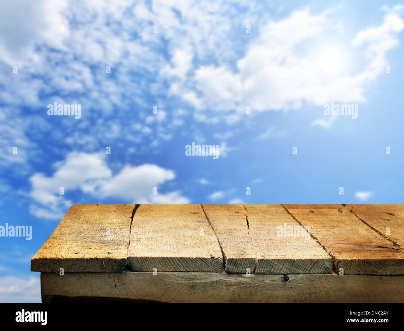 Empty tabletop for product display montages Stock Photo - Alamy