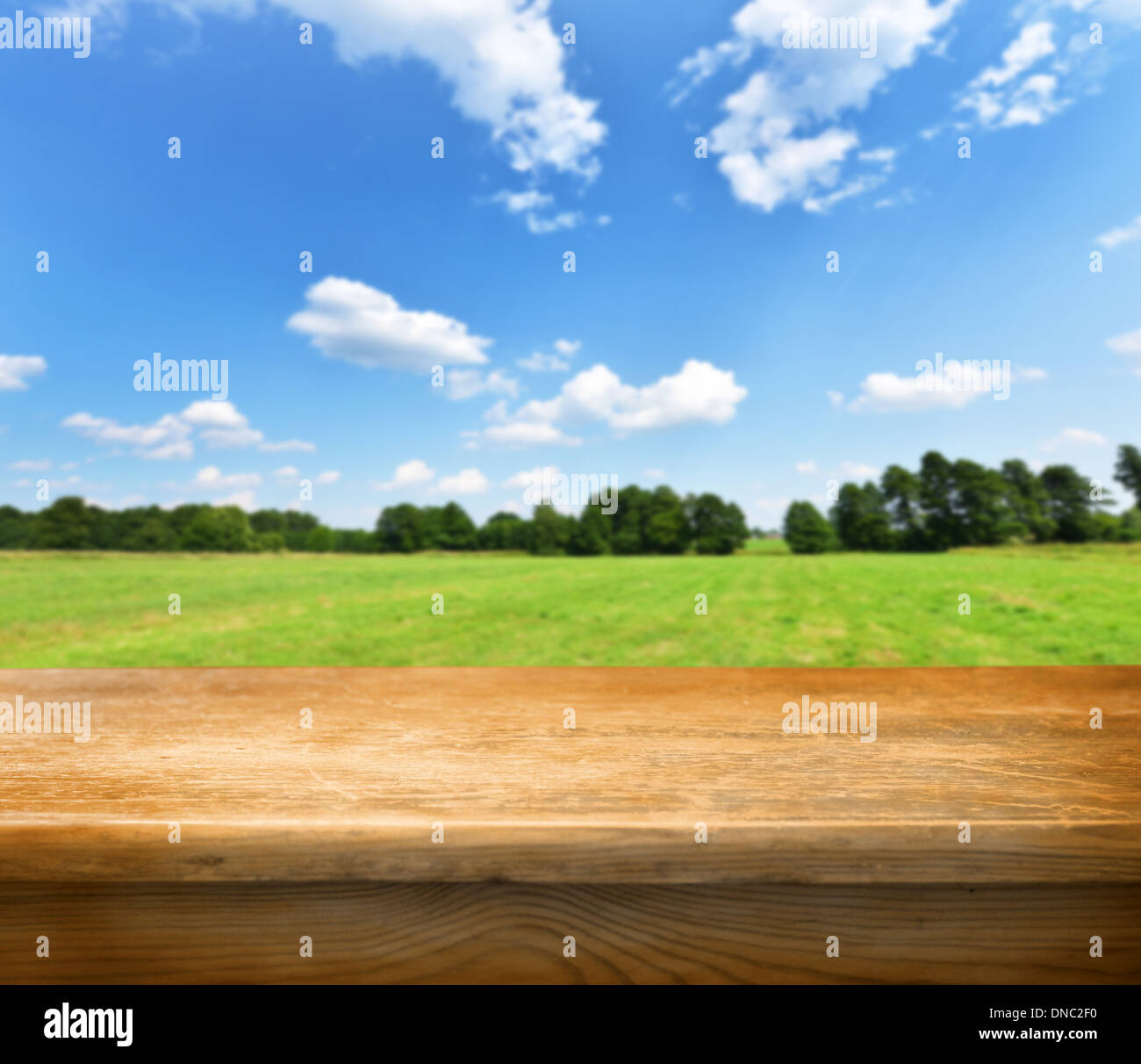 Empty tabletop for product display montages Stock Photo - Alamy