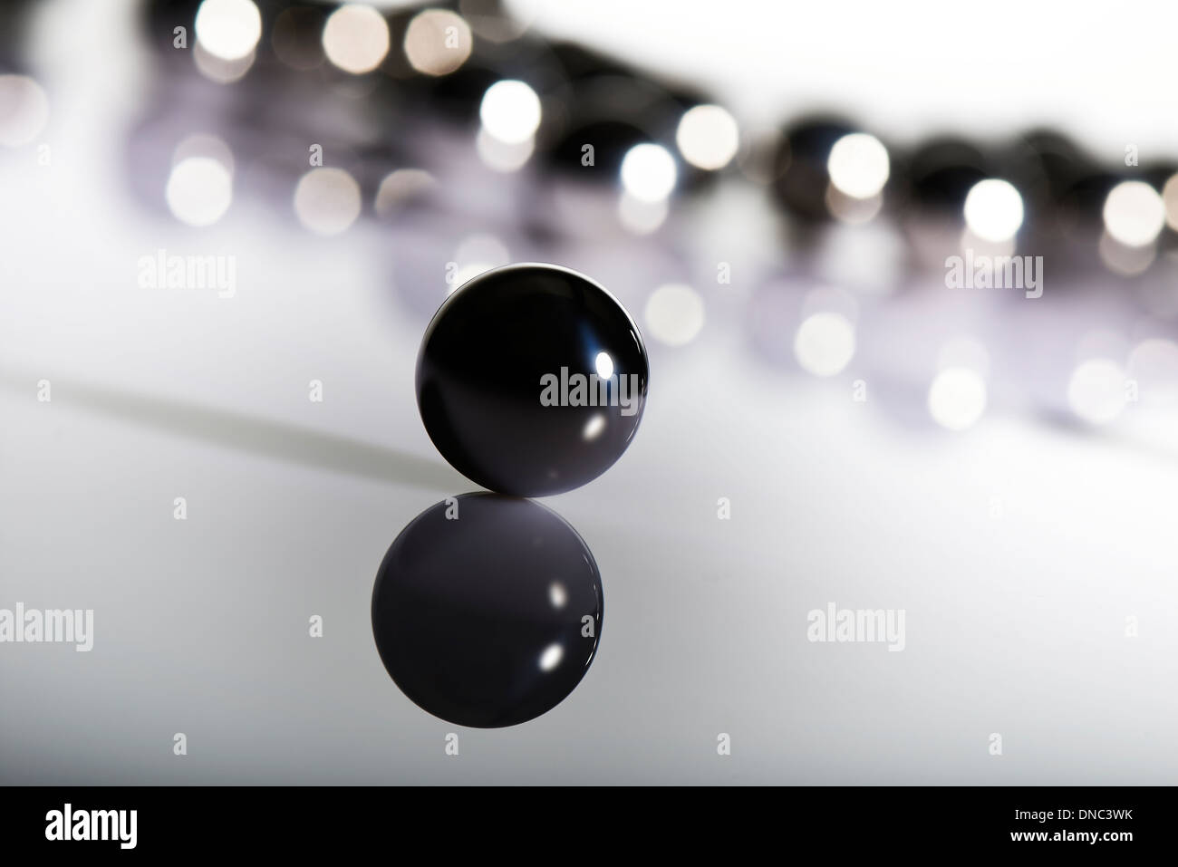 design from sphere, black balls texture Stock Photo - Alamy