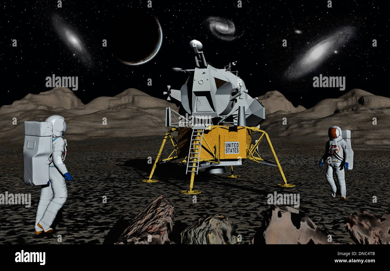 Lunar module hi-res stock photography and images - Alamy