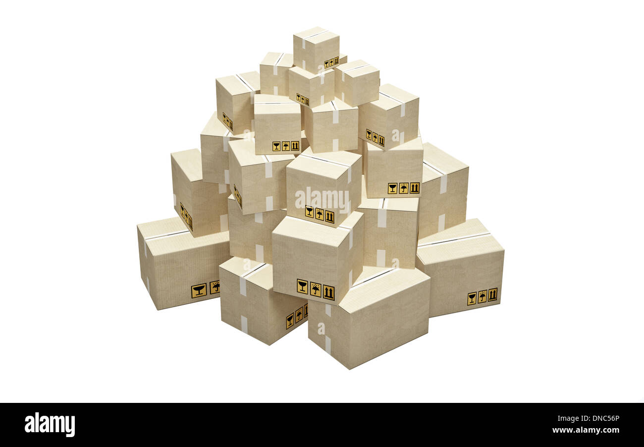 Cardboard pyramid hi-res stock photography and images - Alamy