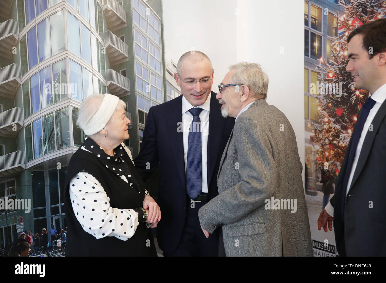 Berlin, Germany. 22nd Dec, 2013. Russian former oil tycoon Mikhail ...