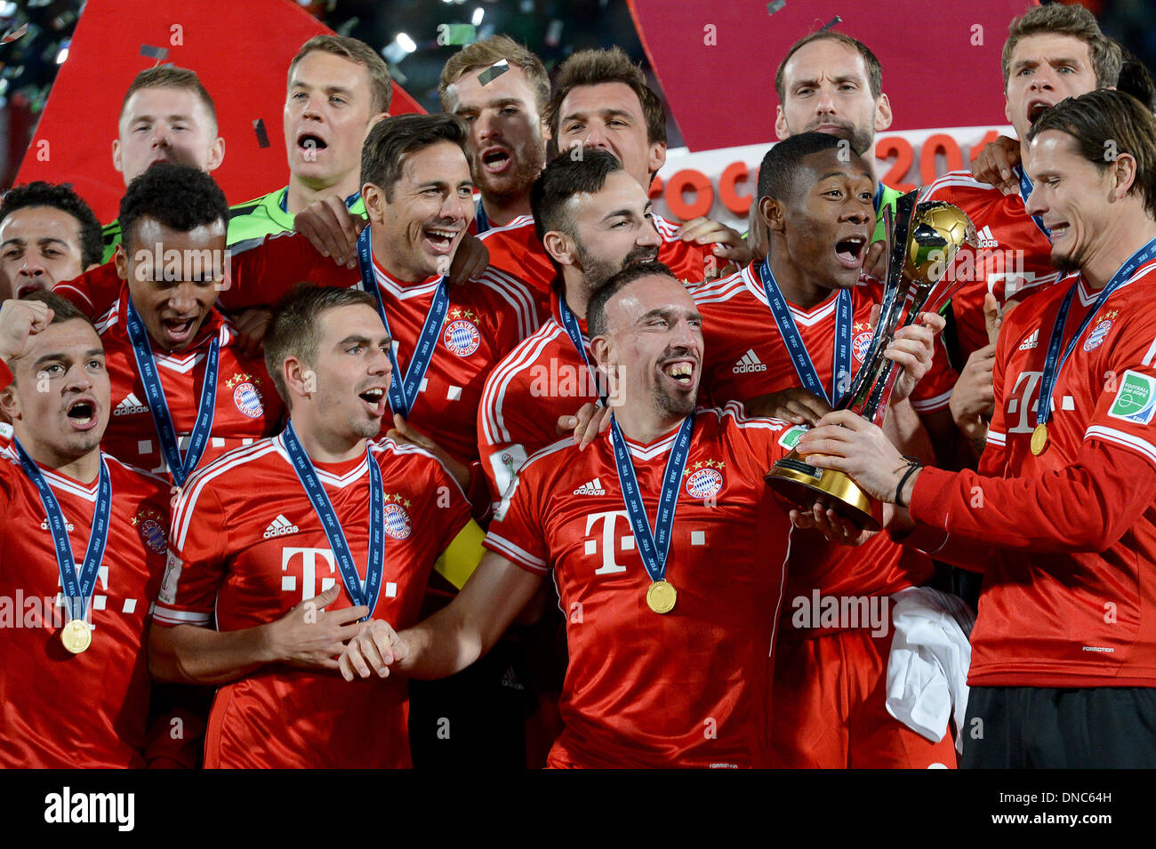 Marrakesh, Morocco. 21st Dec, 2013. Philipp Lahm (center L), Franck ...