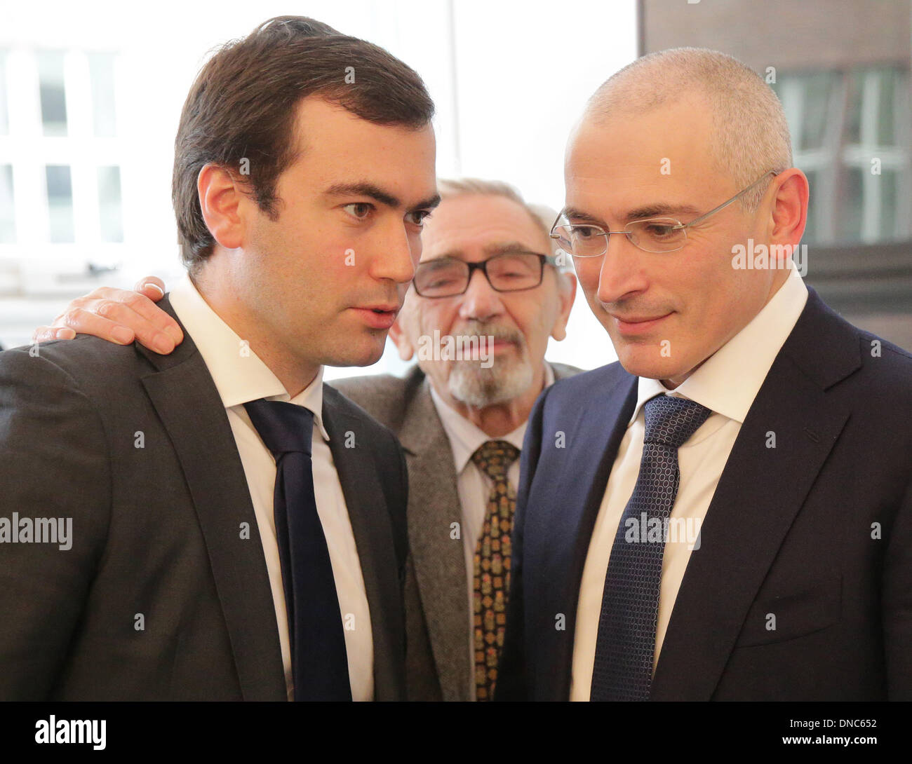 Berlin, Germany. 22nd Dec, 2013. Russian former oil tycoon Mikhail ...