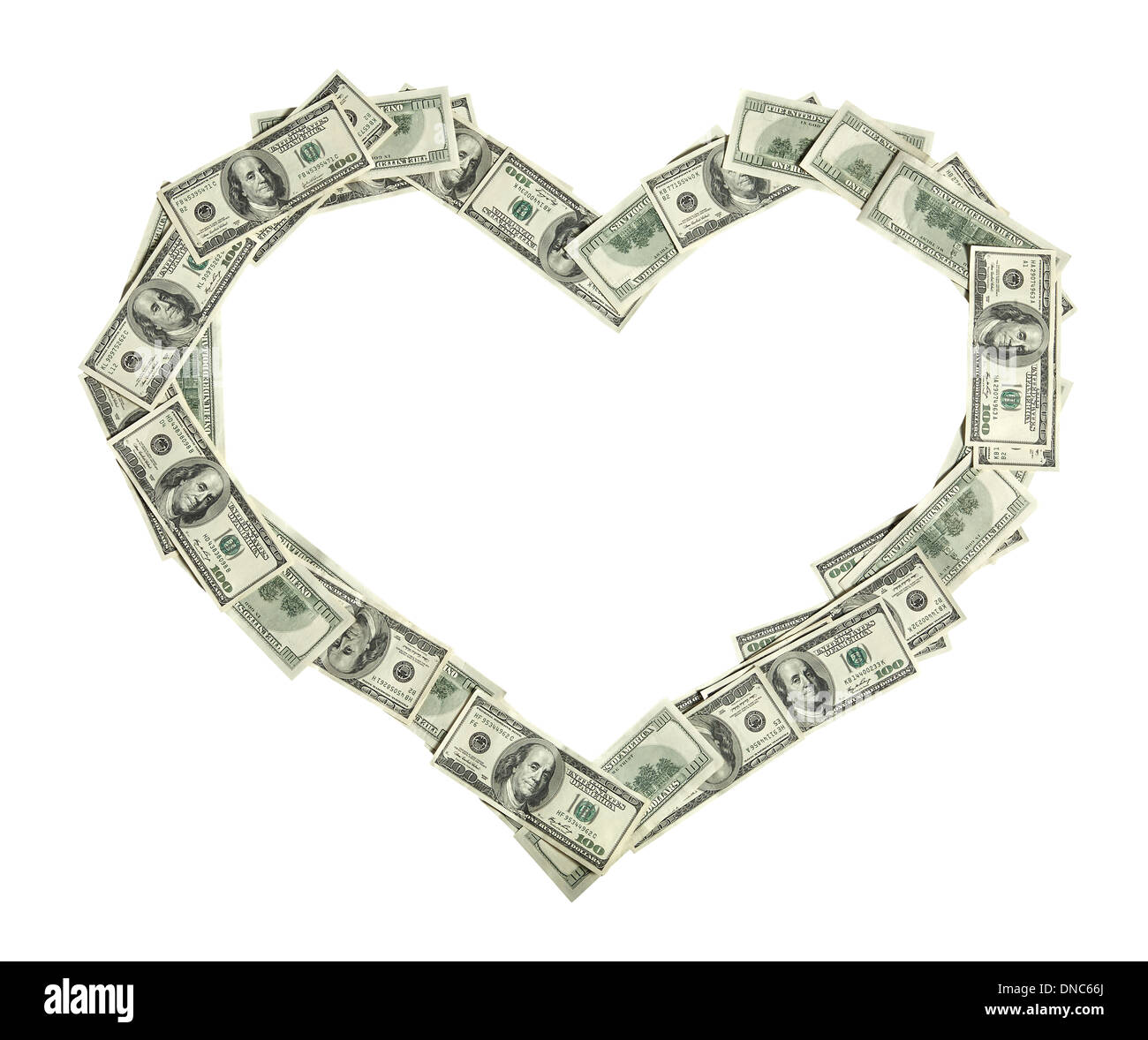 Money heart hi-res stock photography and images - Alamy