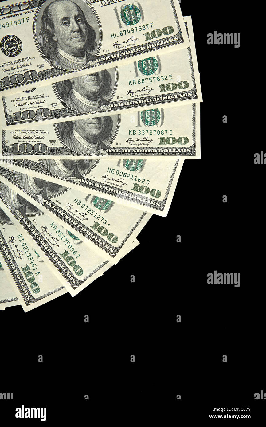 Fan of American money Stock Photo - Alamy