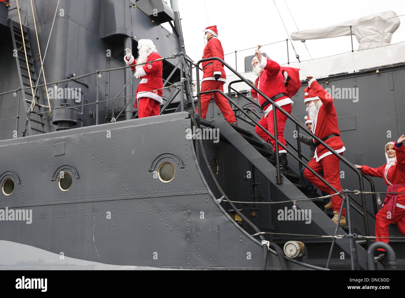 Santa invasion hi-res stock photography and images - Alamy