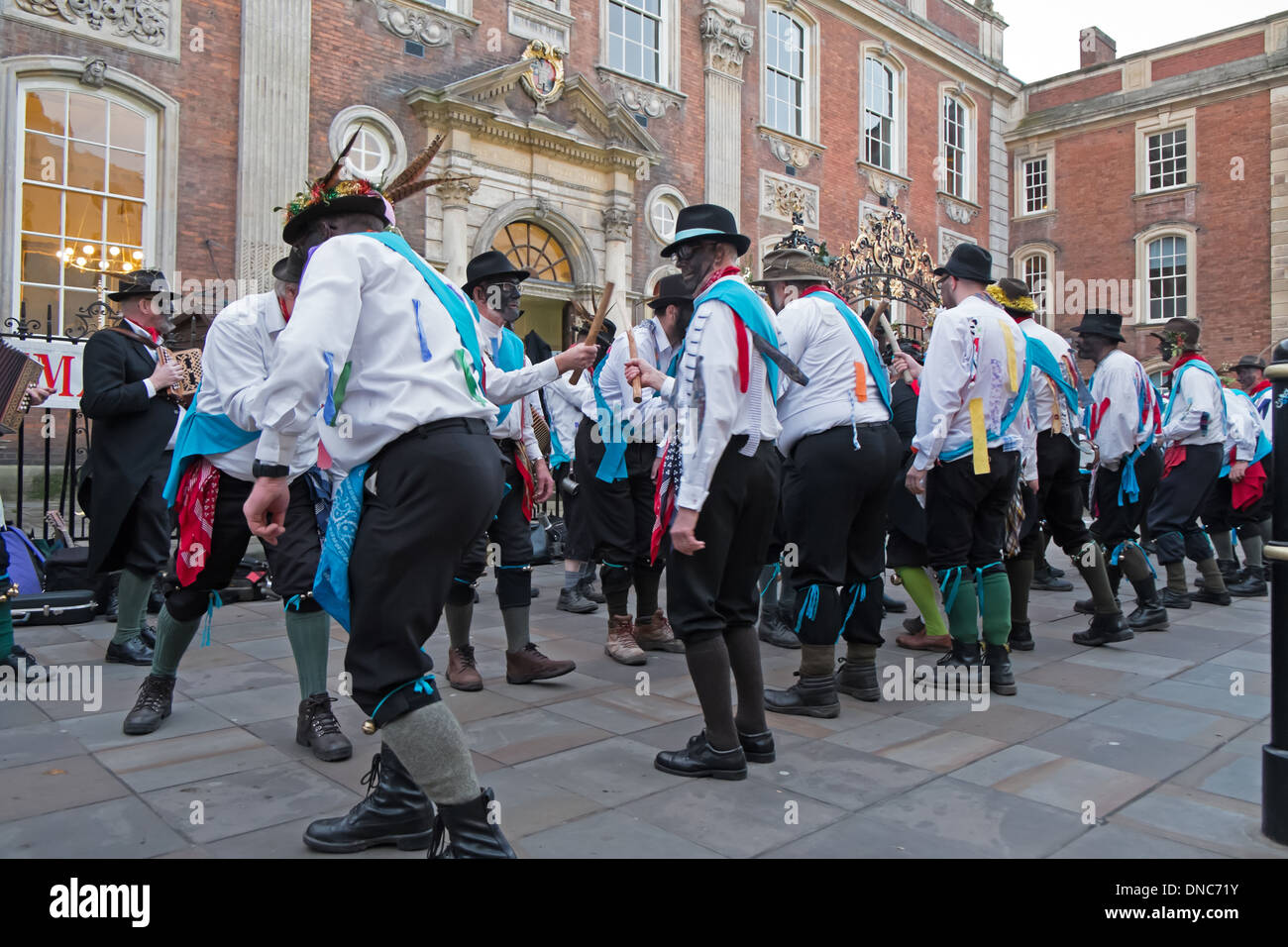 Black face morris dancer hi-res stock photography and images - Alamy