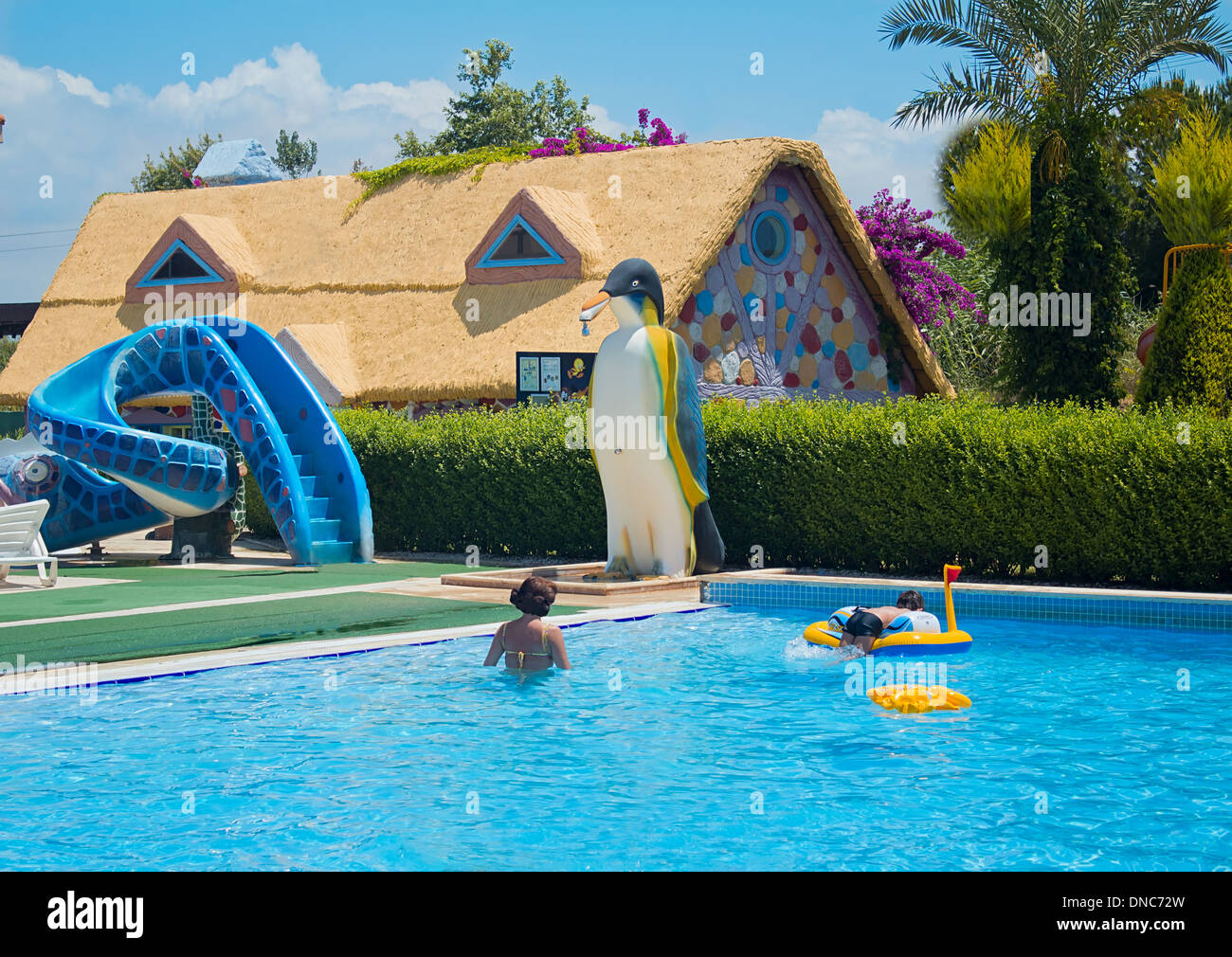 Blue water resort and spa kids hi-res stock photography and images - Alamy