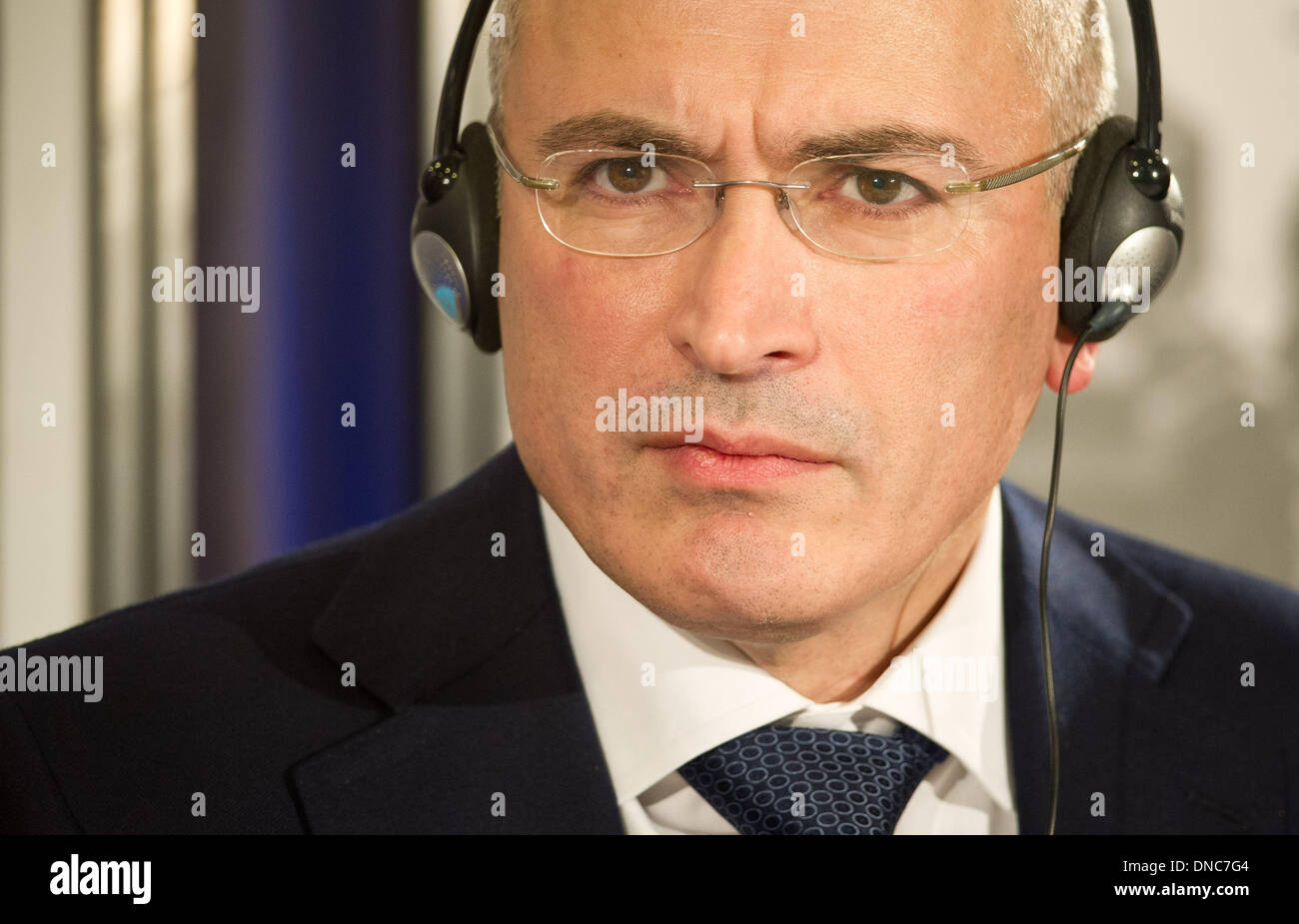 Berlin, Germany. 22nd Dec, 2013. Russian former oil tycoon Mikhail ...