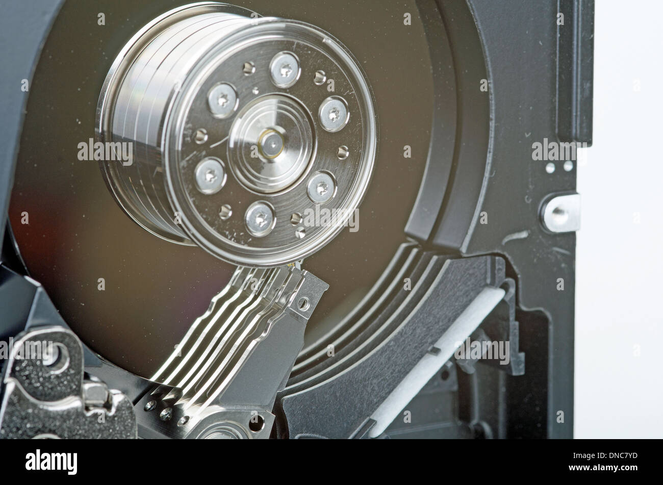 Photo of hard drive on white background Stock Photo - Alamy