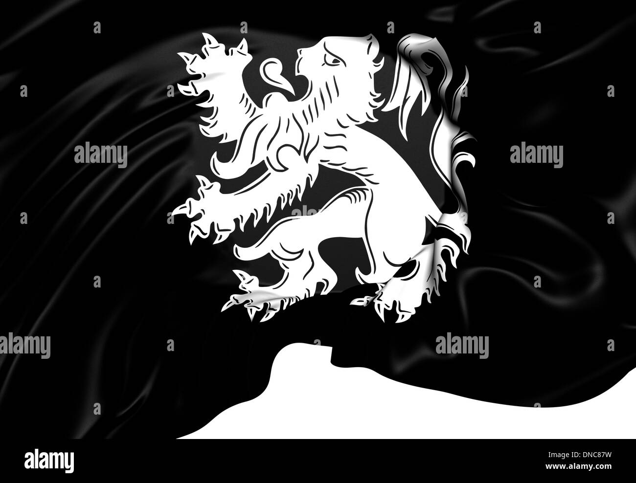 Flag of Asse, Belgium. Close Up Stock Photo - Alamy