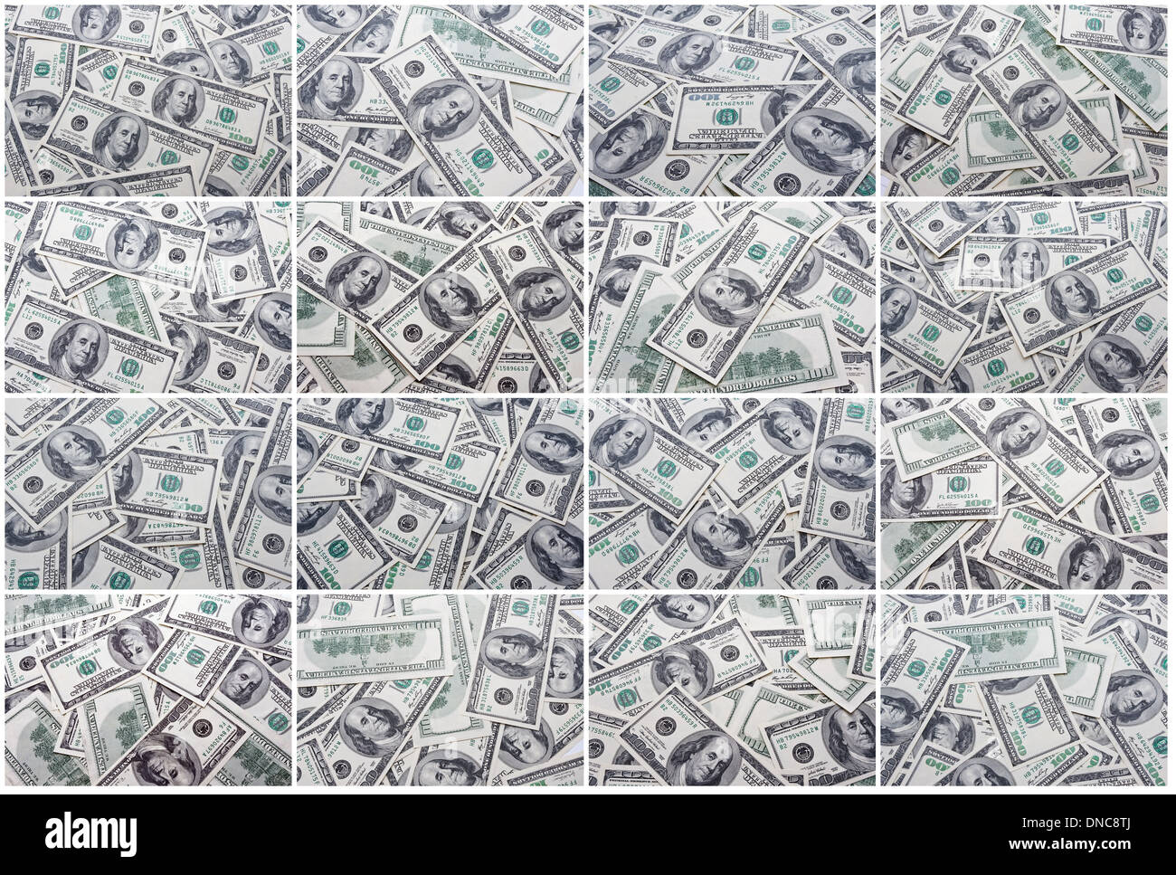 Money dollar currency green set hi-res stock photography and images - Alamy