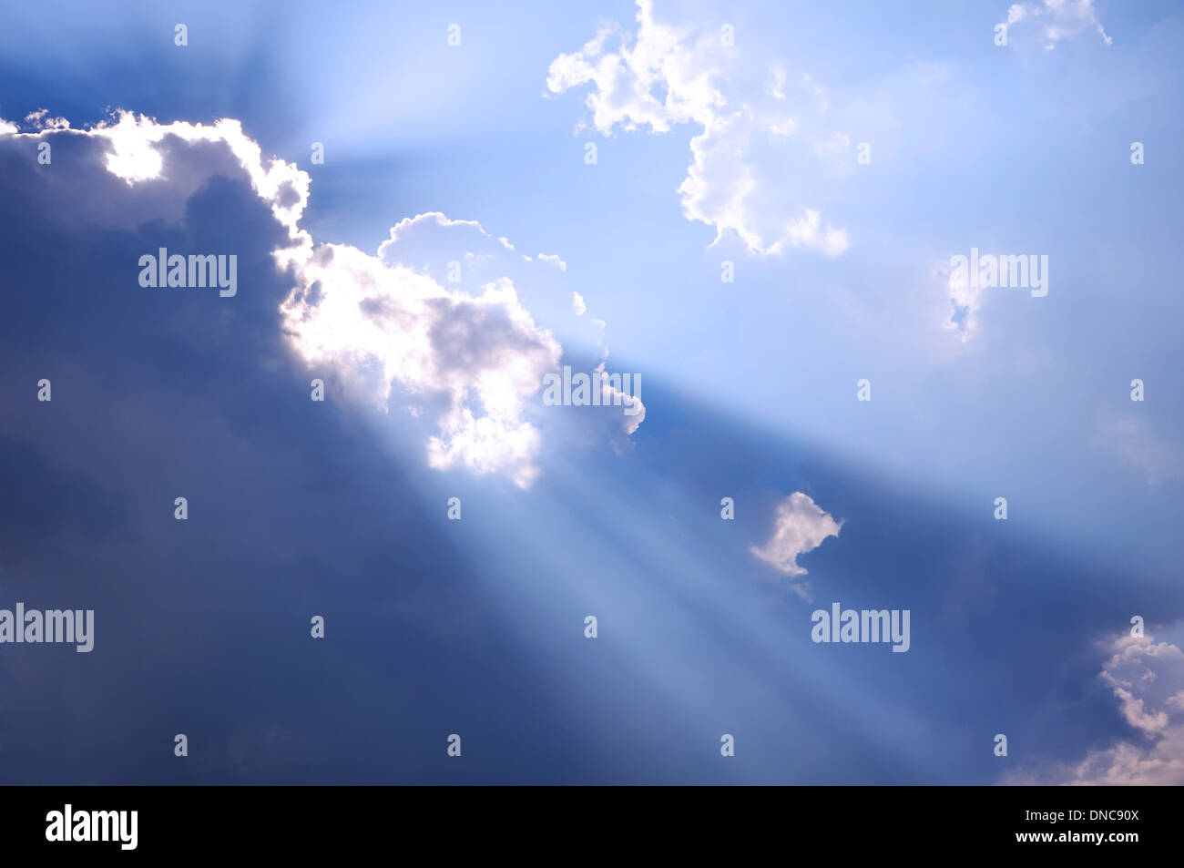 Sunbeam ray light through cloud hi-res stock photography and images - Alamy