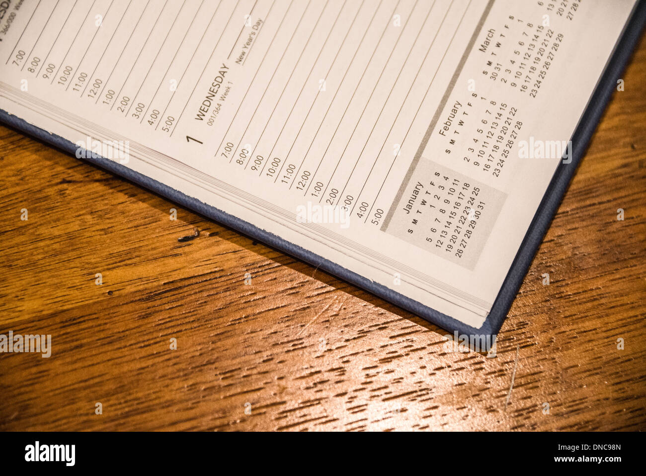 Open planner hi-res stock photography and images - Alamy