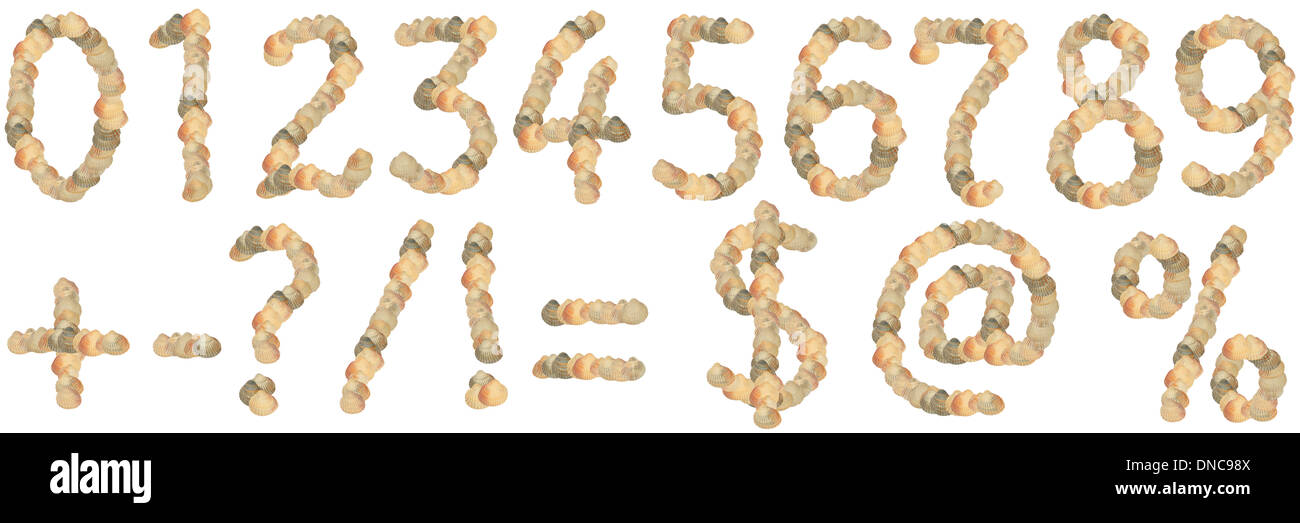 Alphabet shell hi-res stock photography and images - Alamy