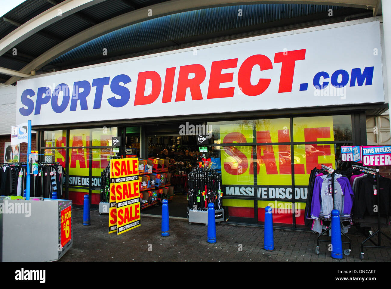 Sports Direct store sign Stock Photo - Alamy