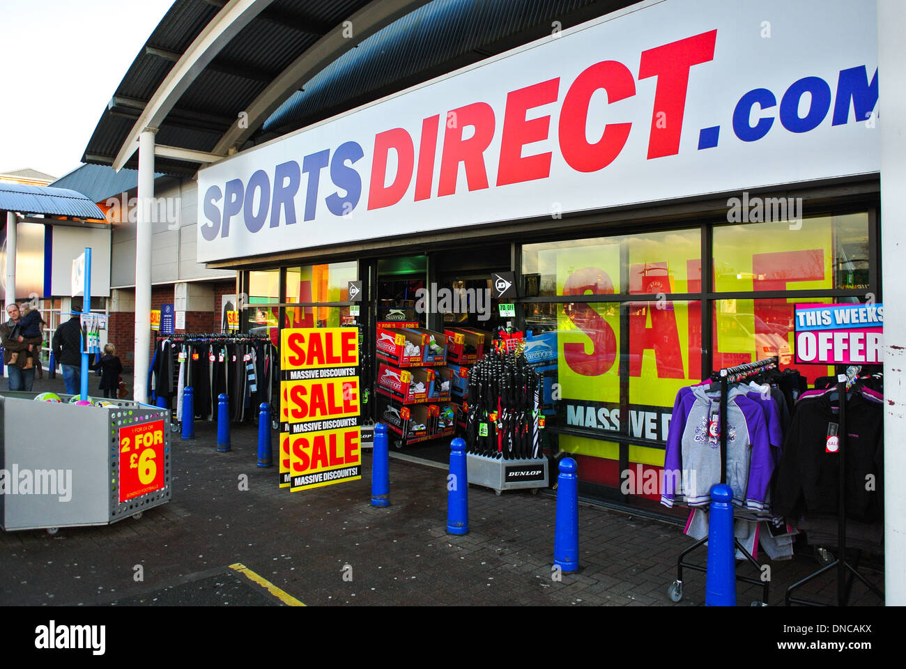 Sports Direct store sign Stock Photo - Alamy