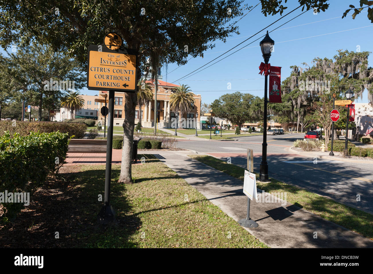 Citrus County Courthouse in Inverness, Florida USA Stock Photo - Alamy