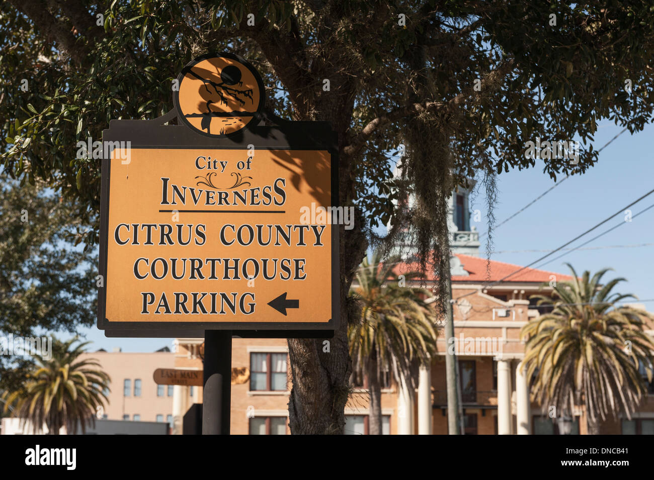 Citrus County Courthouse in Inverness, Florida USA Stock Photo - Alamy