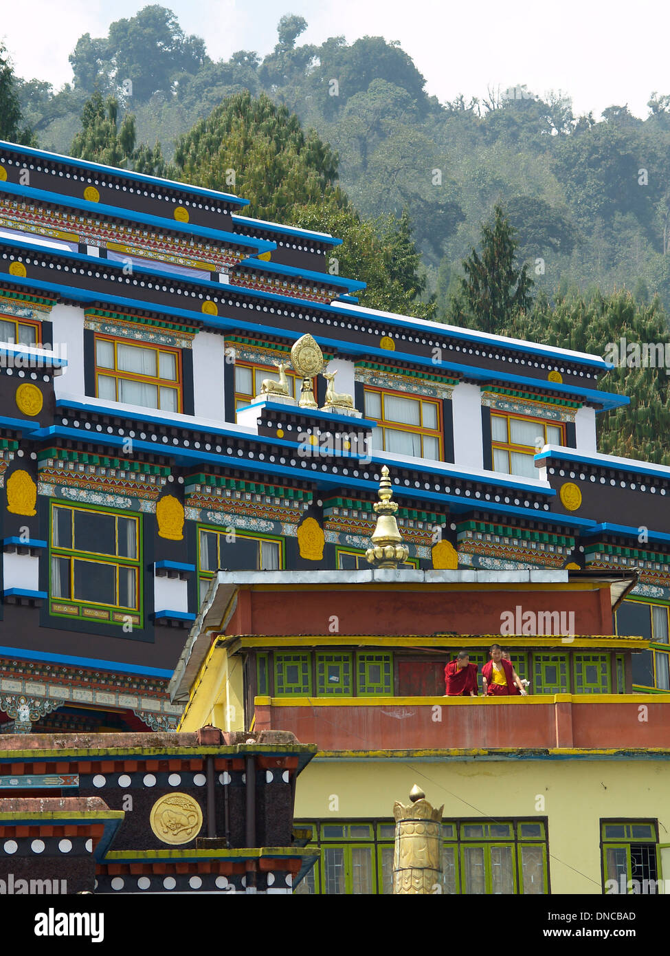 Two young monks,New Rumtek Monastery,Sikkim Stock Photo - Alamy
