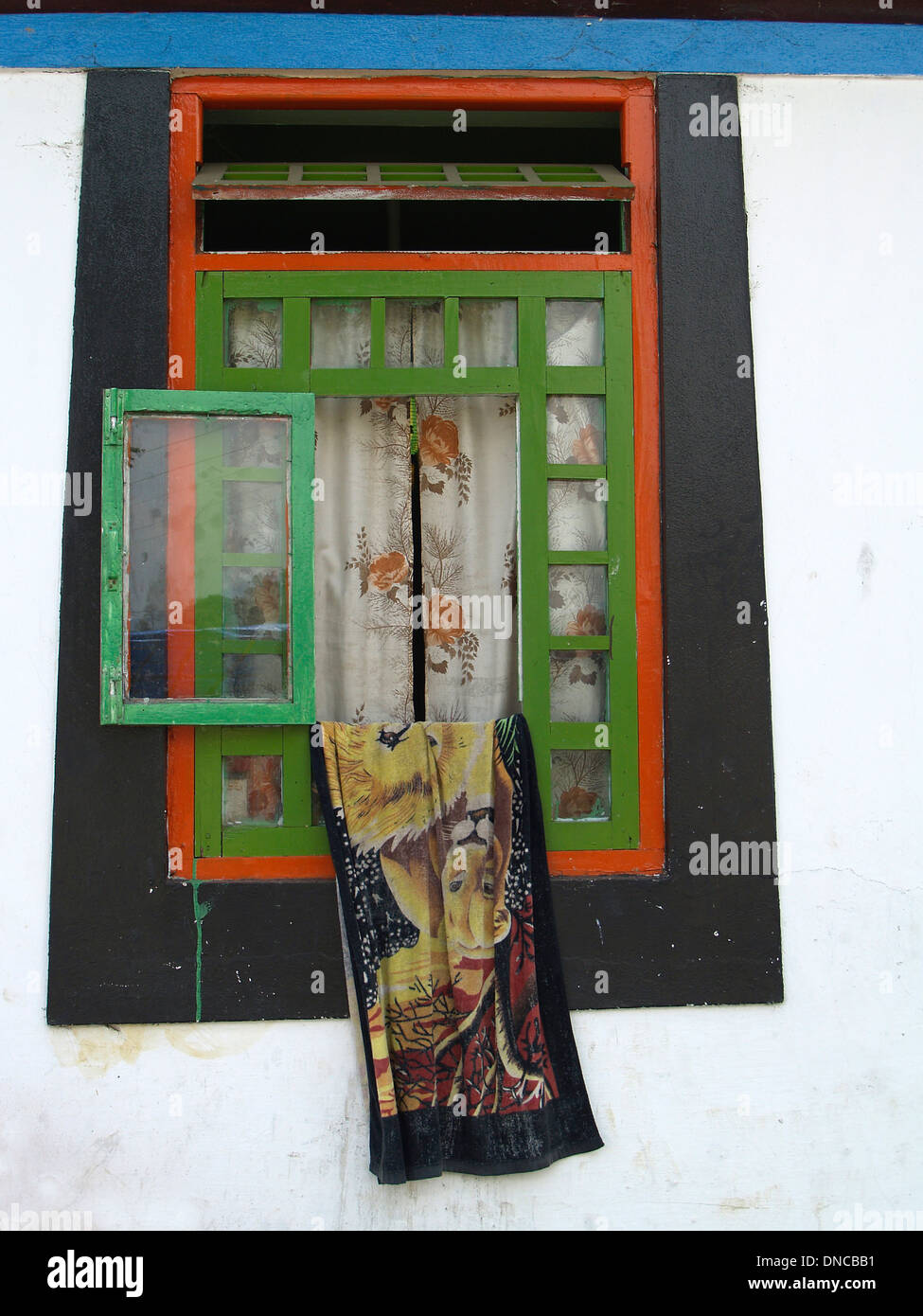 A window of the New Rumtek Monastery,Sikkim Stock Photo - Alamy