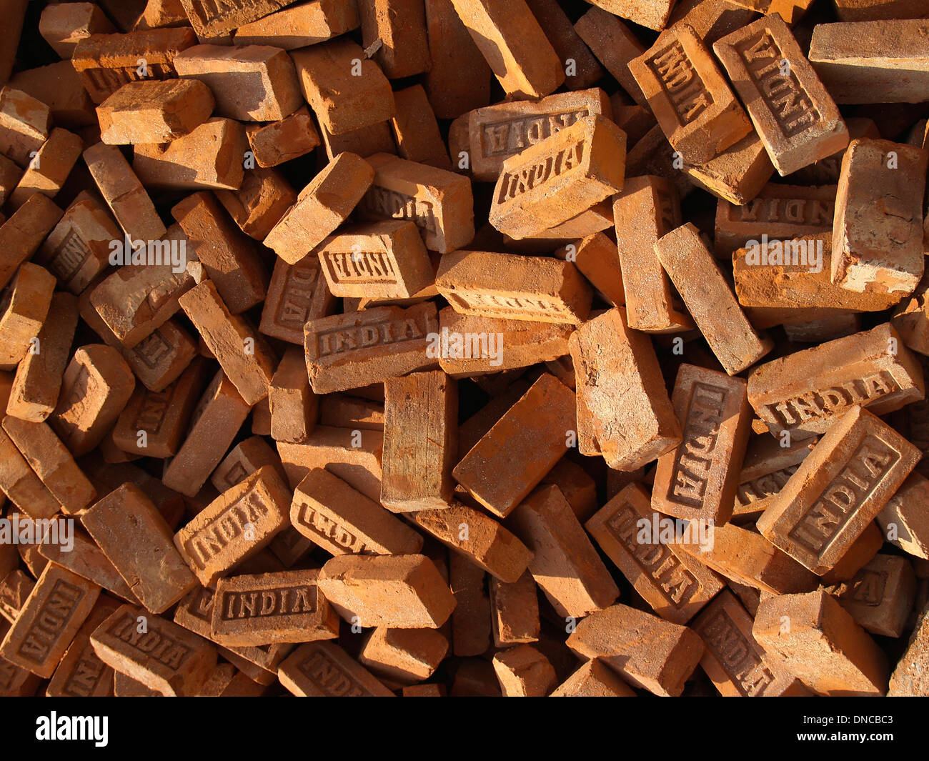 India made bricks logo,Sikkim Stock Photo - Alamy