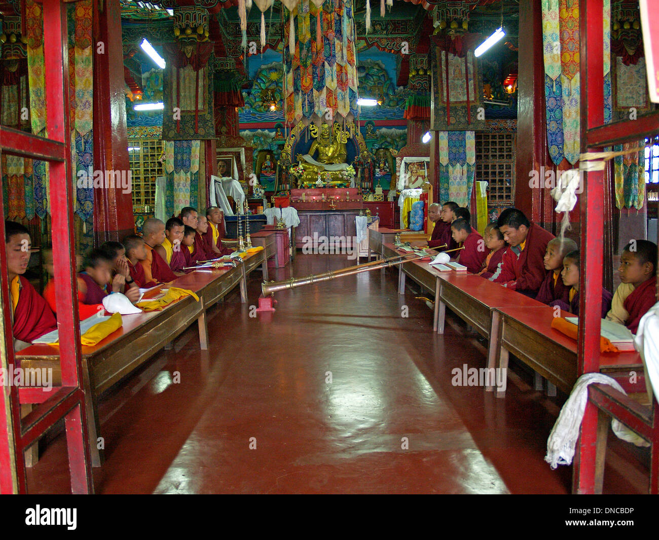 Services at Durpin Monastery,Kalimpong,Sikkim Stock Photo - Alamy