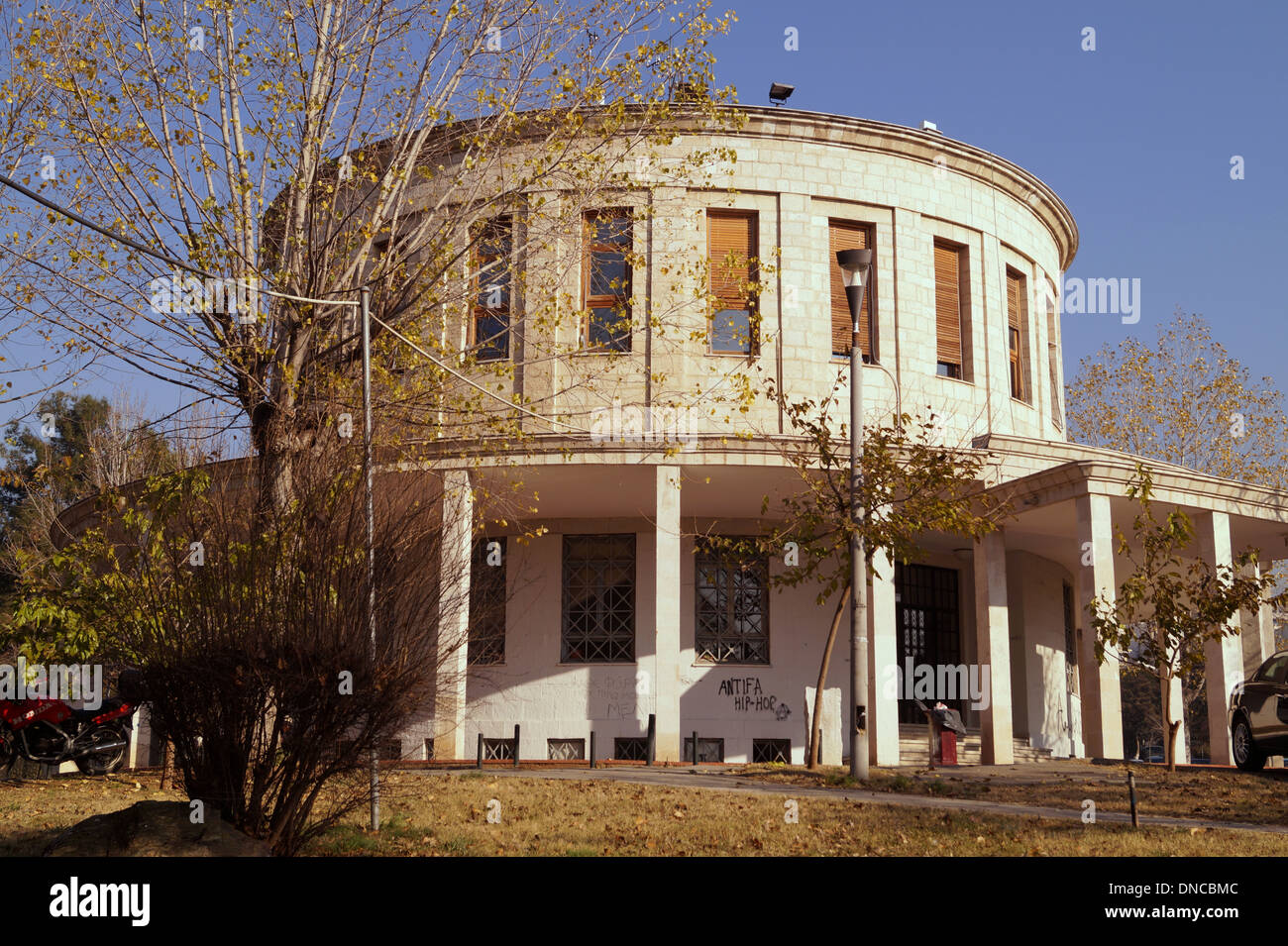 A building in Aristotle University campus, Thessaloniki, Greece Stock ...