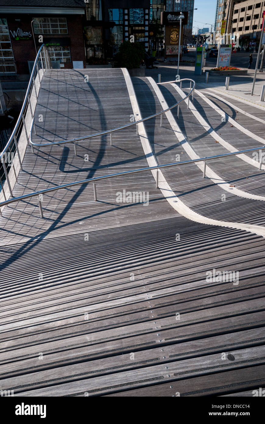 The Simcoe wave deck, an experiment in urban art and design crafted to ...