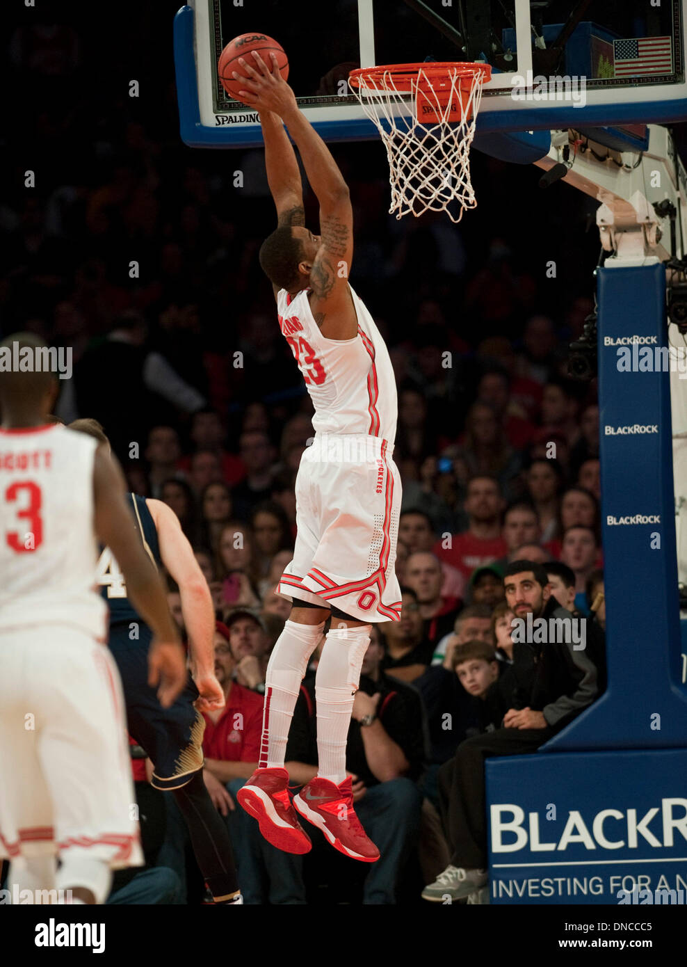 New York, New York, USA. 21st Dec, 2013. Ohio State's center Amir ...