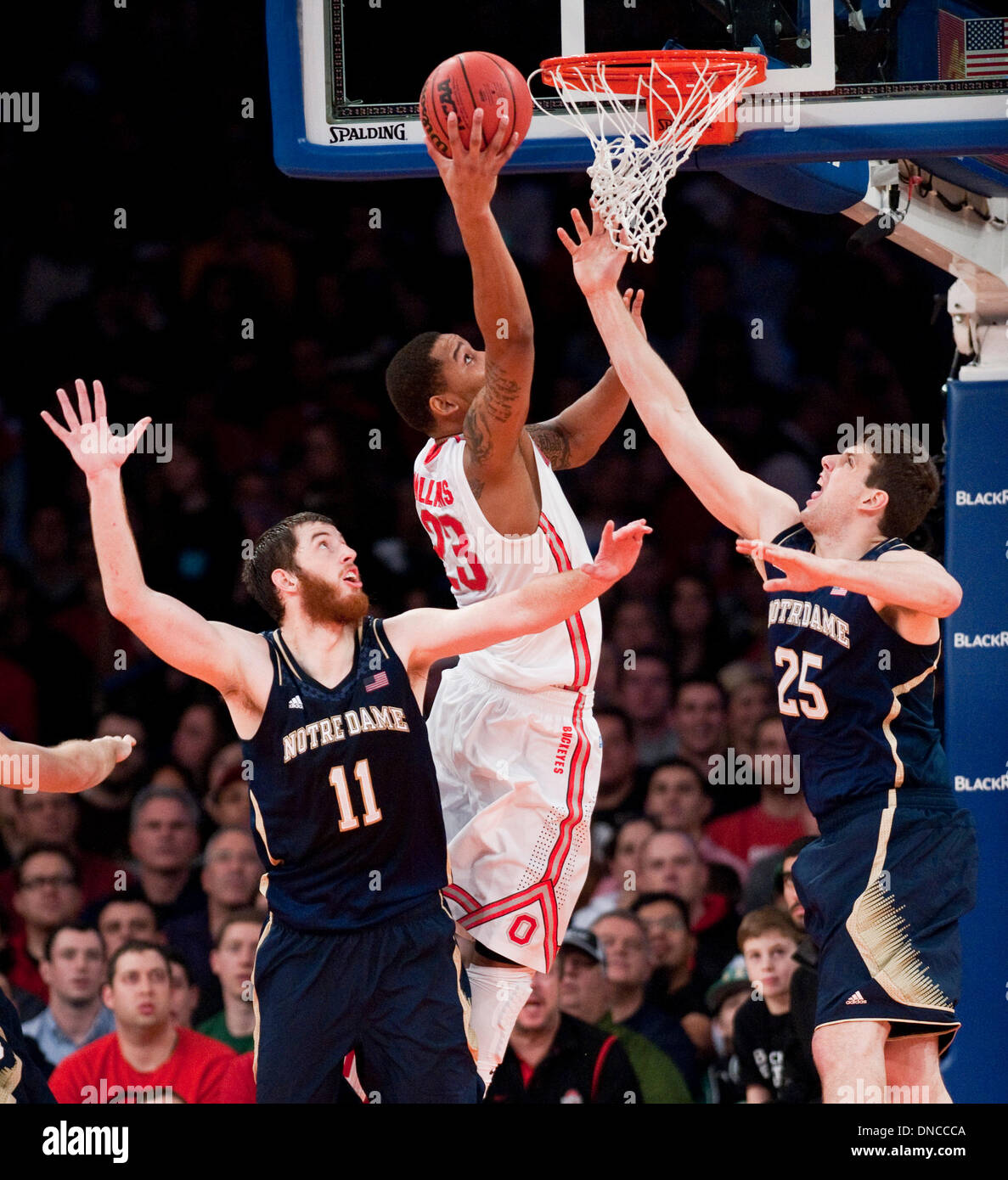 New York, New York, USA. 21st Dec, 2013. Ohio State's center Amir ...