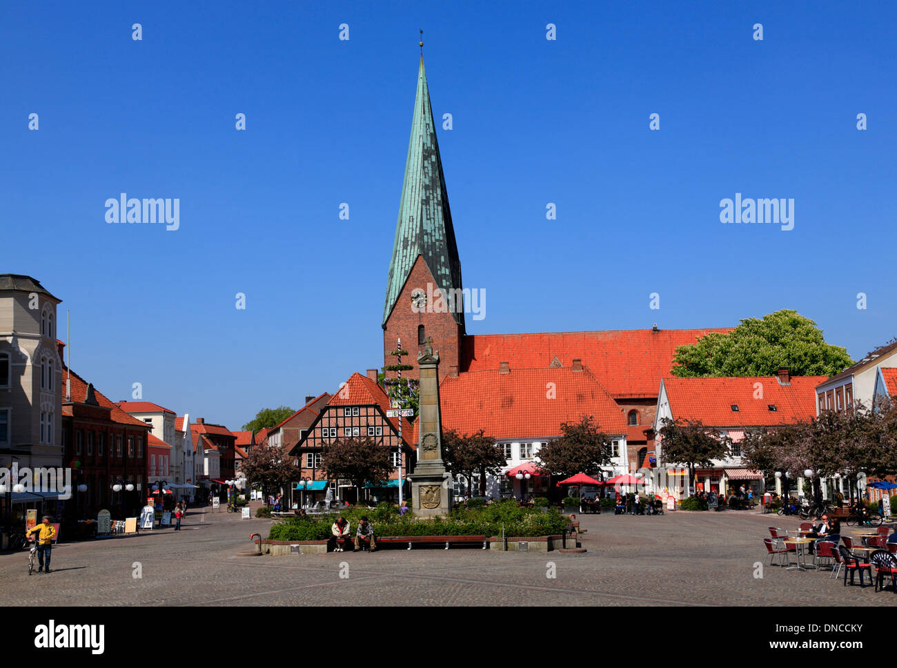 Eutin market square church hi-res stock photography and images - Alamy