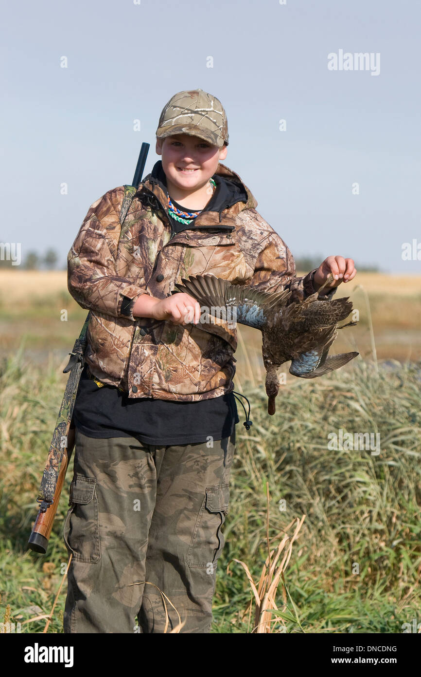 Boy hunting hi-res stock photography and images - Alamy